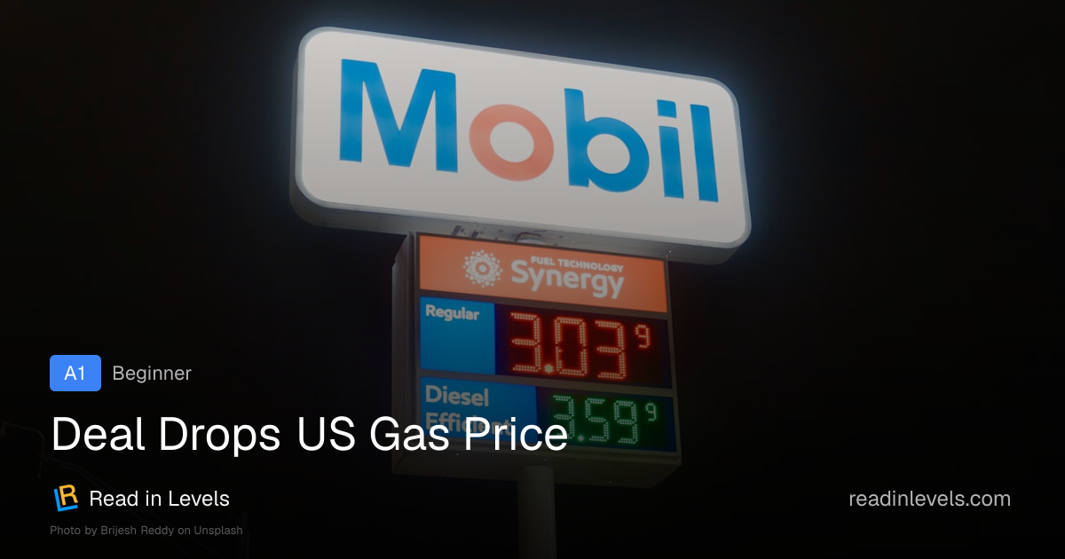 Deal Drops US Gas Price | A1 | Read in Levels